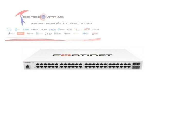 Switch FORTINET FS-448E-POE FortiSwitch 448E POE Capa 2 3 Controlador ...