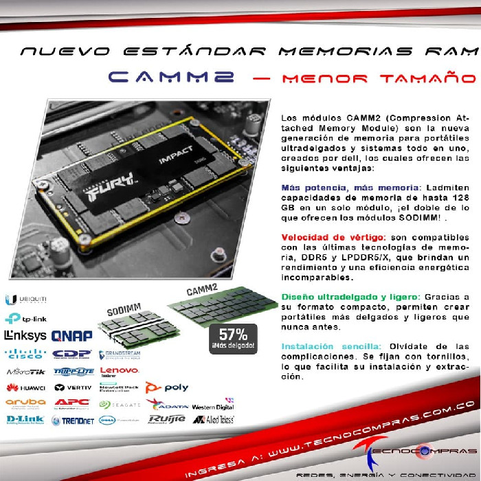 CAMM2: La memoria RAM del futuro, para portátiles delgados y ligeros # ...